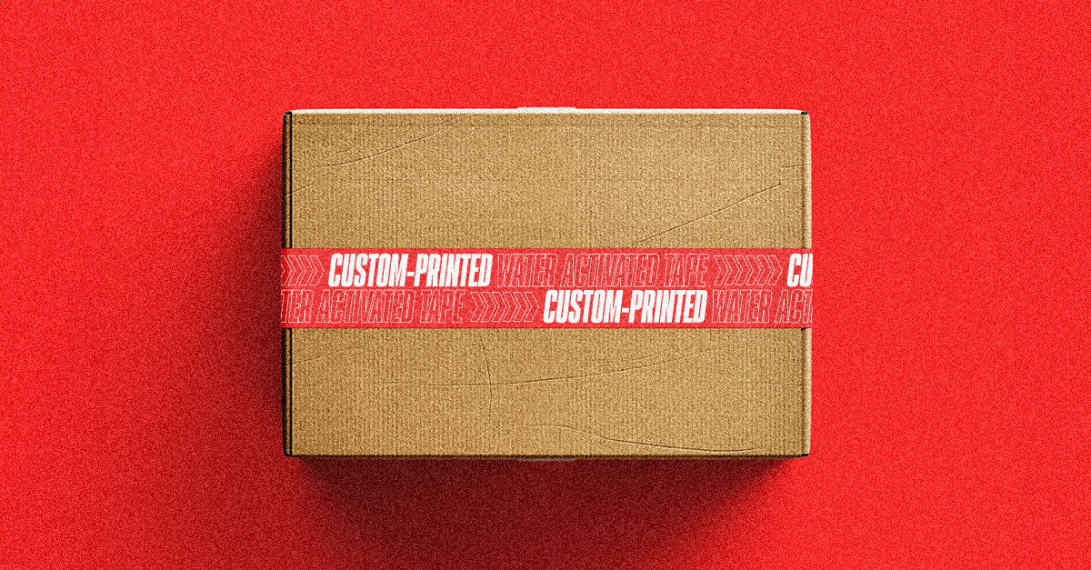 Elevate your brand with custom-printed tape